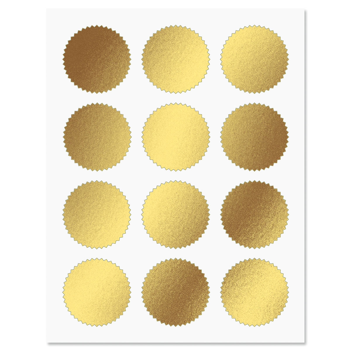 Gold Certificate Seals | Current Catalog