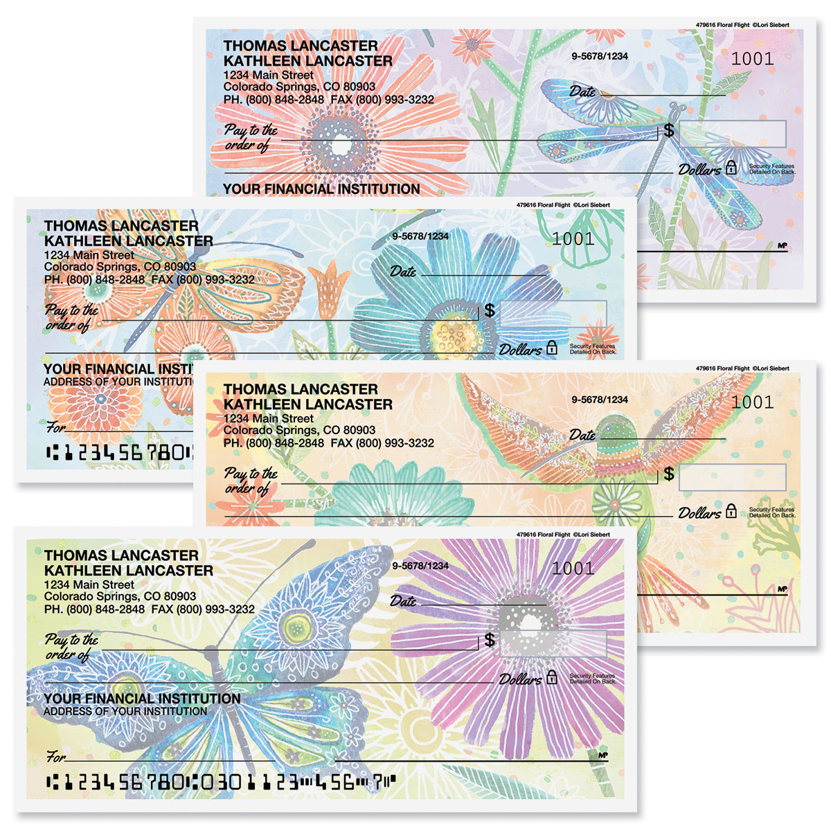 Floral Flight Checks | Current Catalog