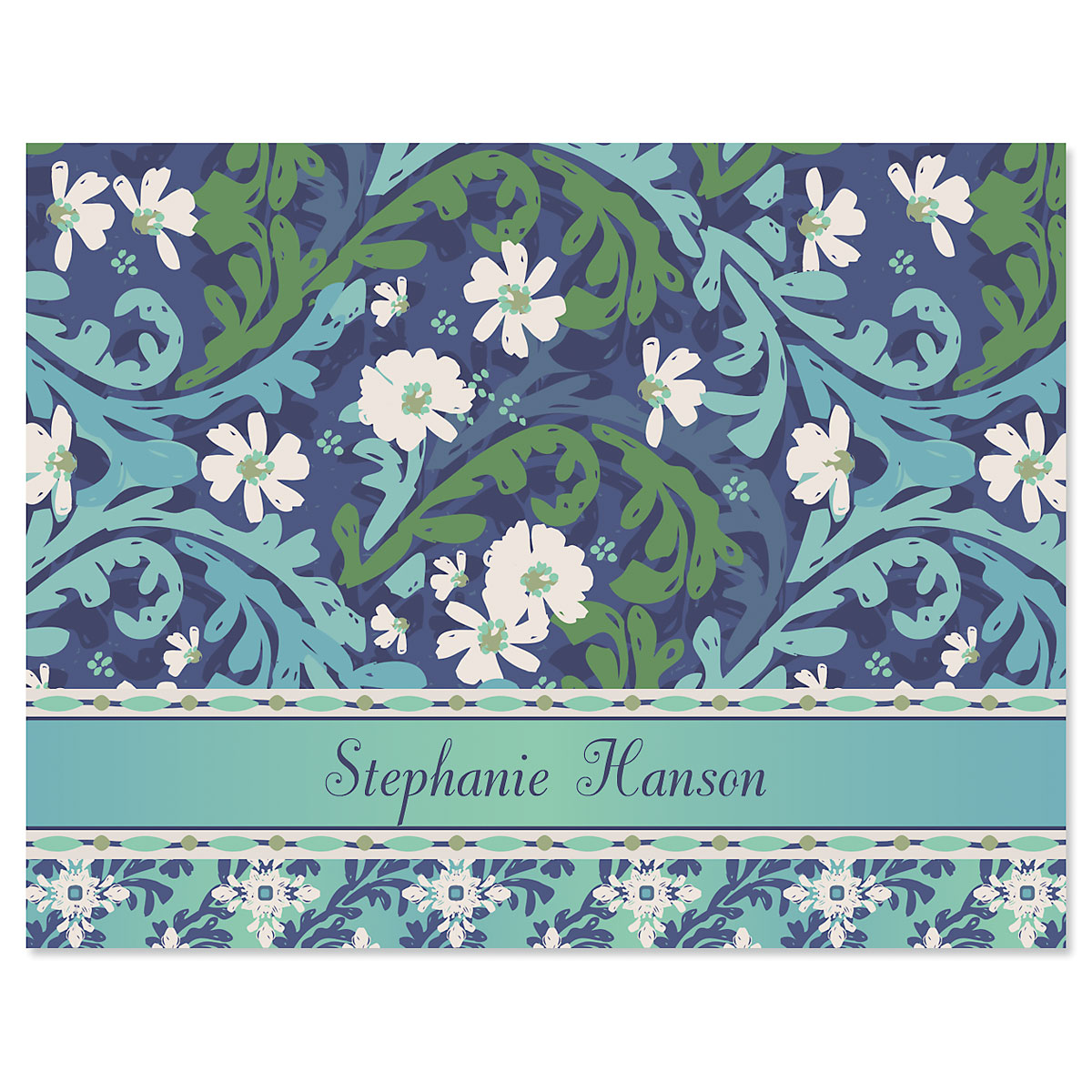 Cool Serenity Custom Note Cards | Current Catalog