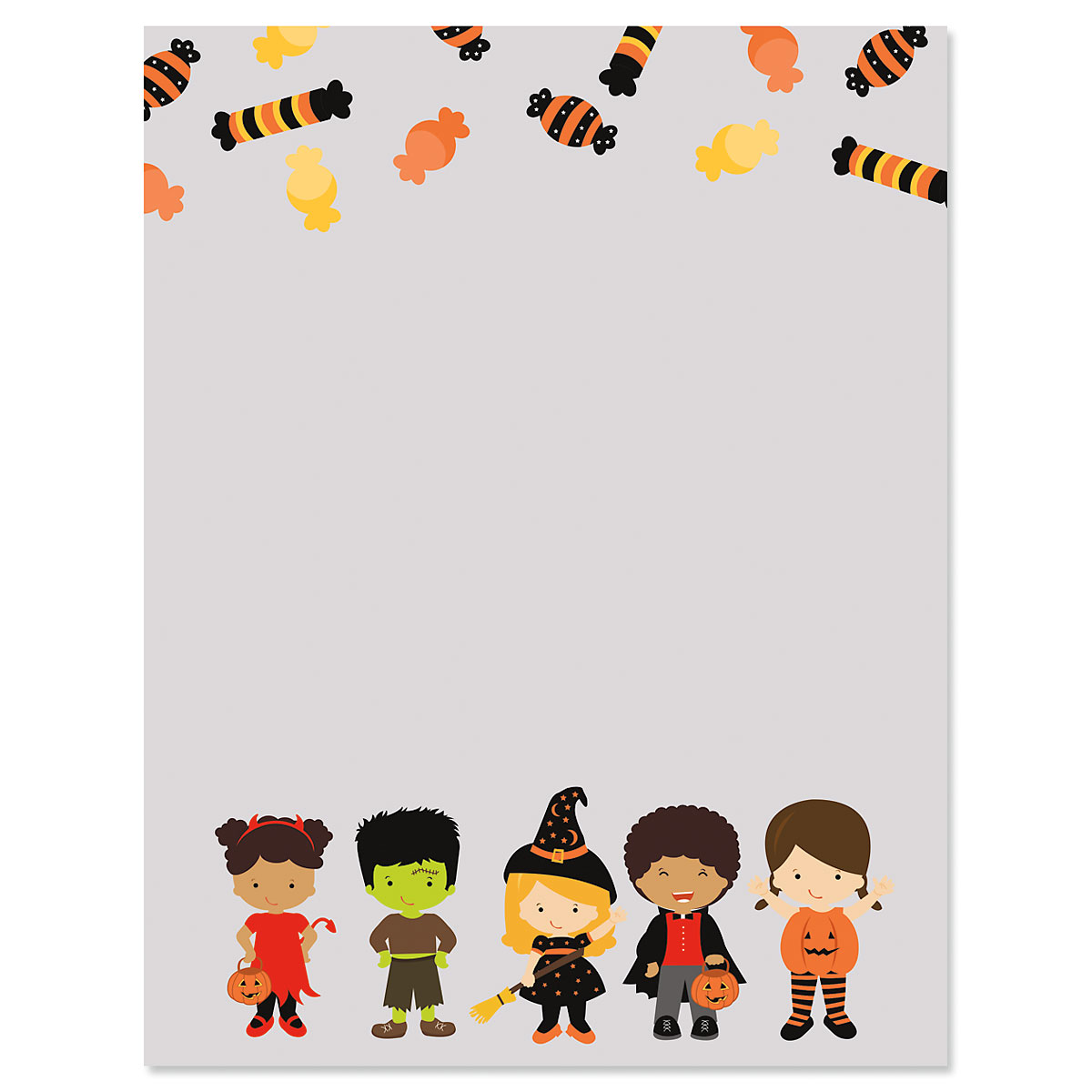 Tricks and Treats Halloween Letter Papers | Current Catalog