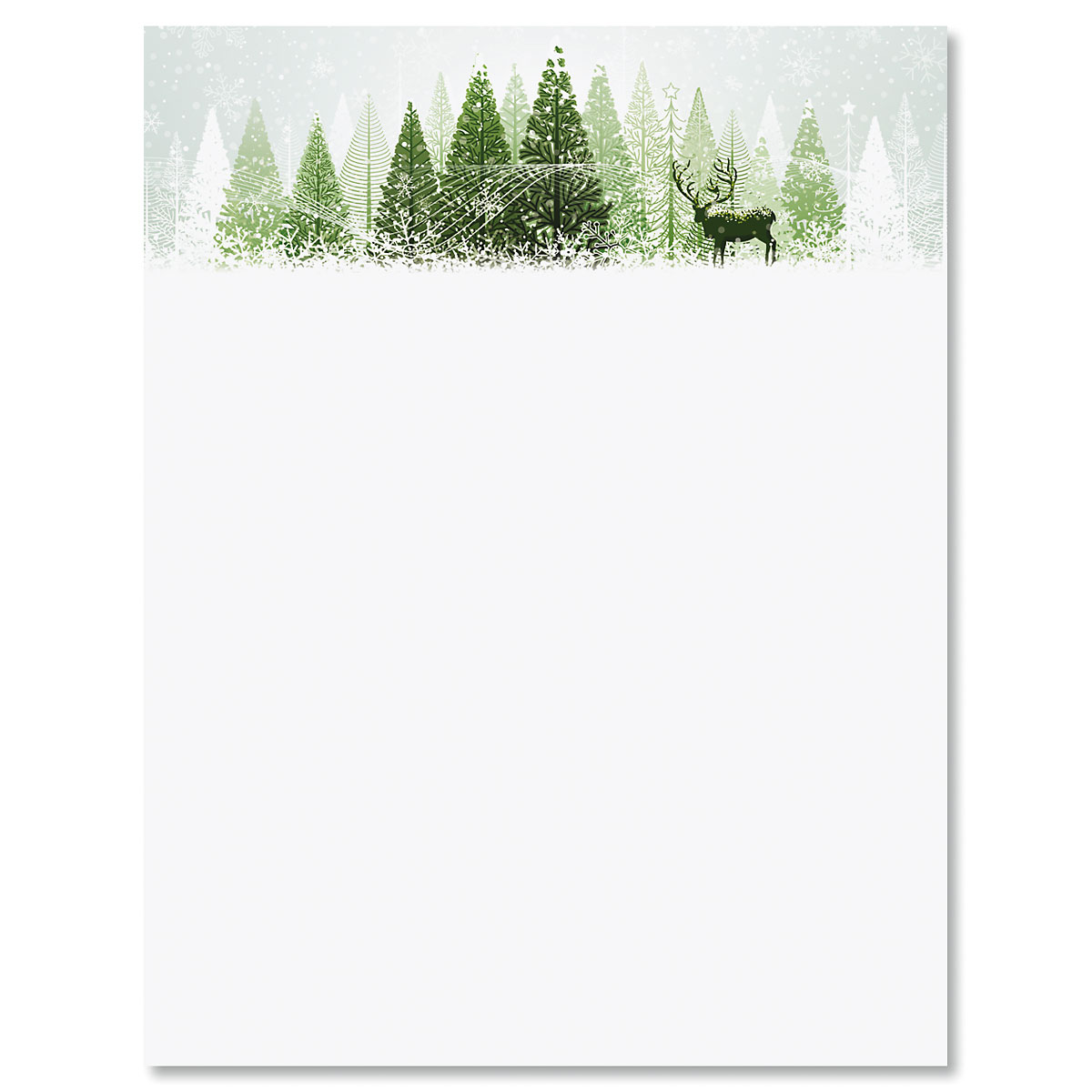 Winter Wonderland Christmas Letter Papers | Current Catalog