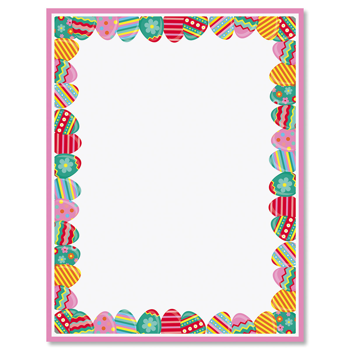 Easter Egg Frame Easter Letter Papers | Current Catalog