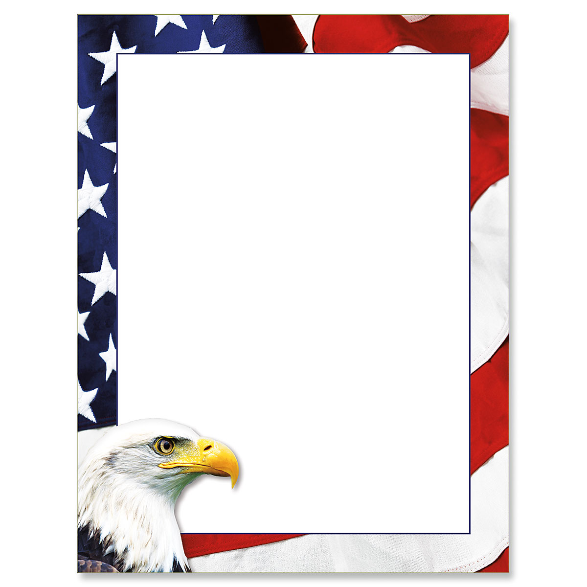Patriotic Eagle Borders