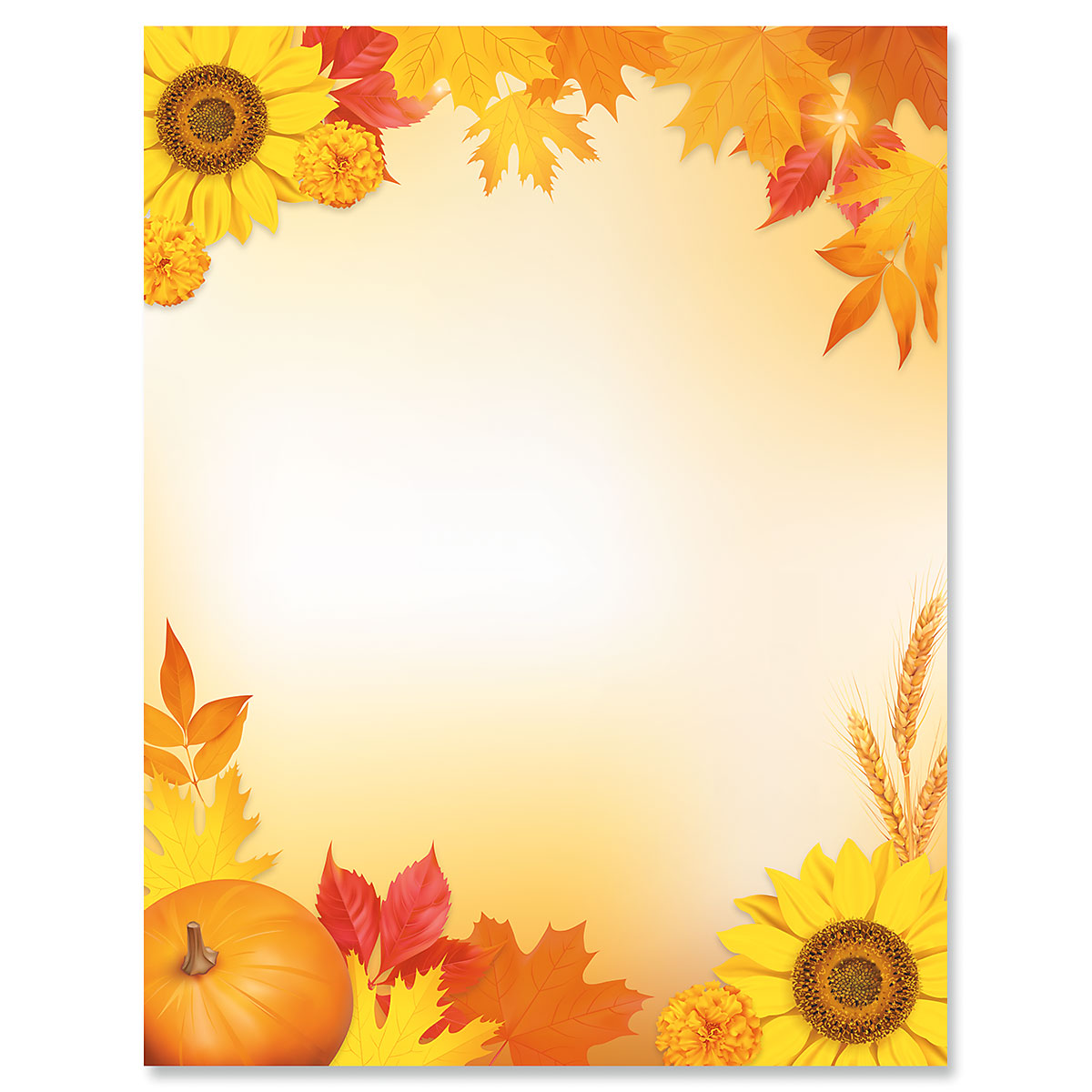 Autumn Harvest Letter Papers | Current Catalog