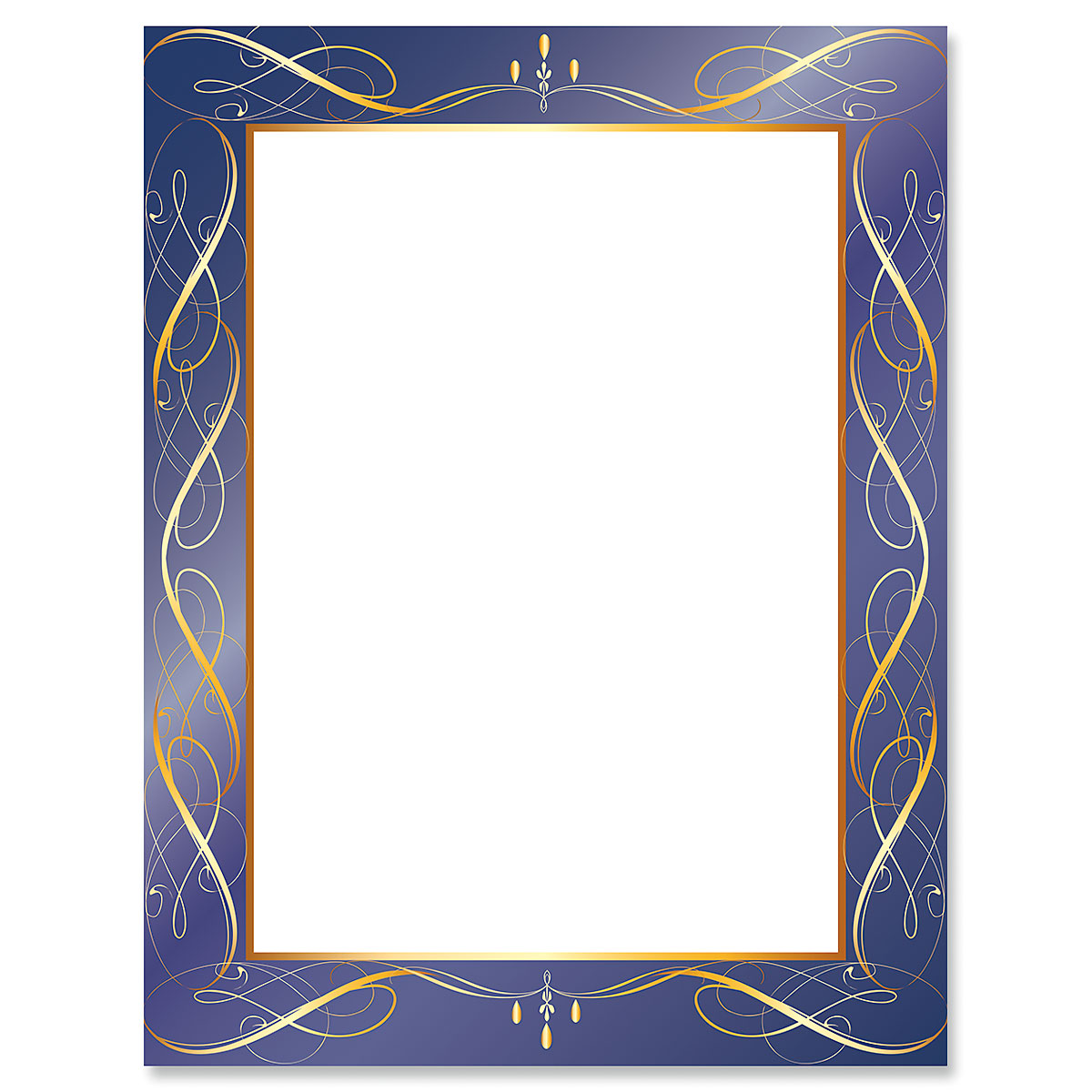 Navy Spirals Letter Papers | Current Catalog