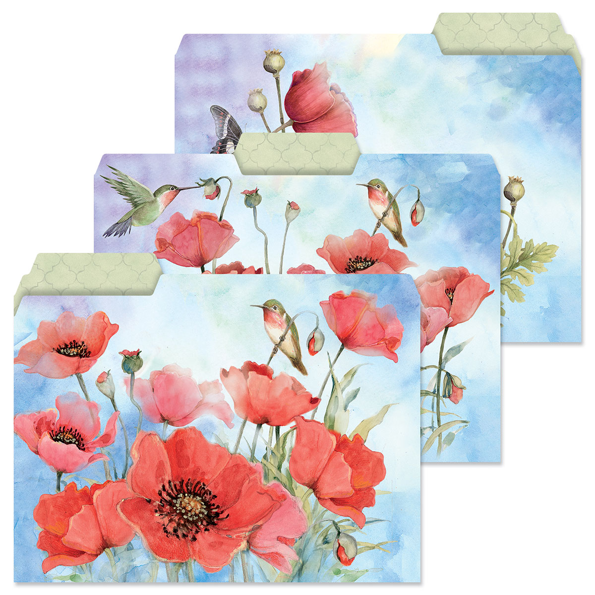 Spring Poppies File Folders | Current Catalog