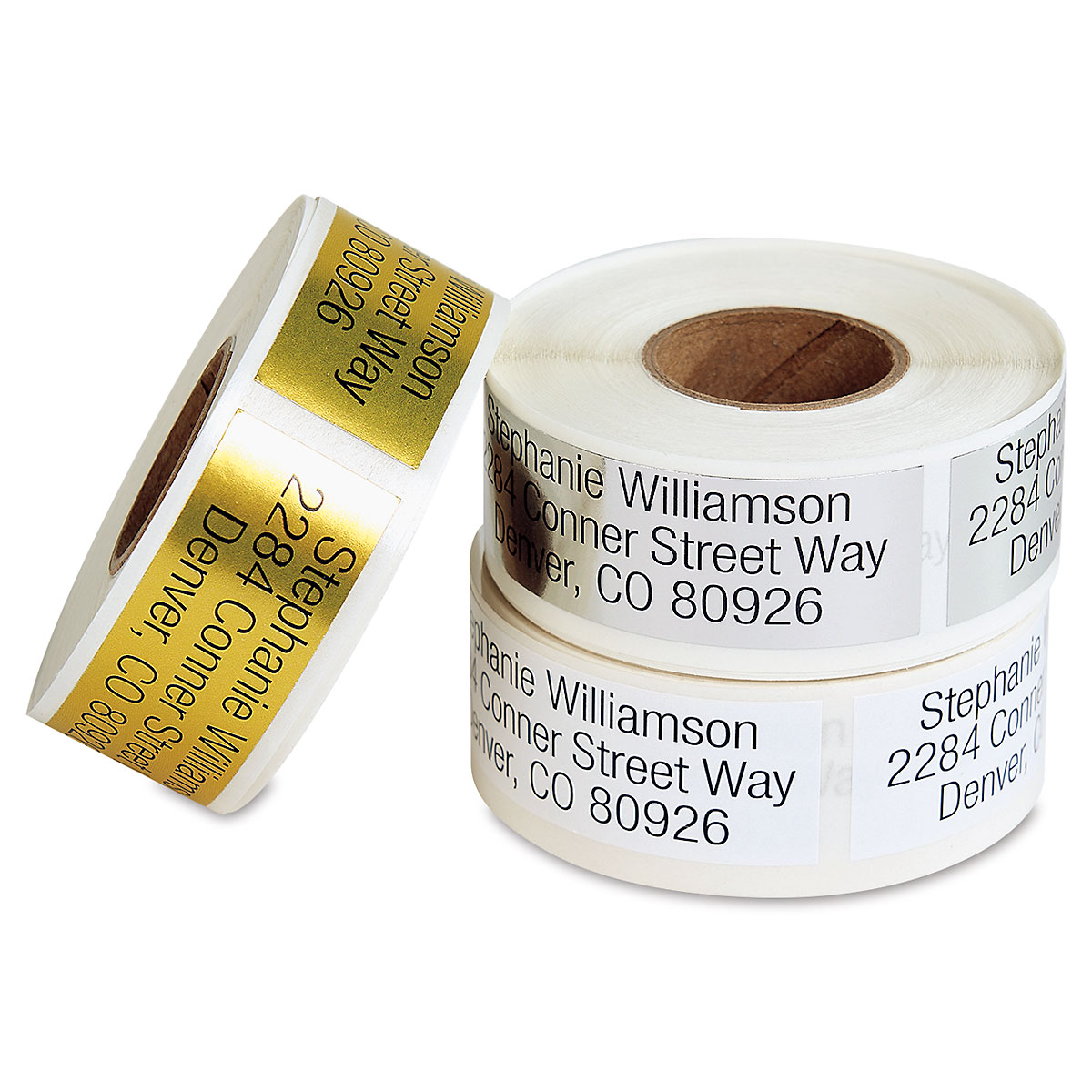 Large Print Rolled Address Labels With Dispenser | Current Catalog