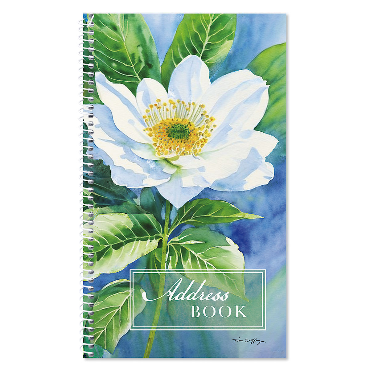 White Flowers Lifetime Address Book | Current Catalog