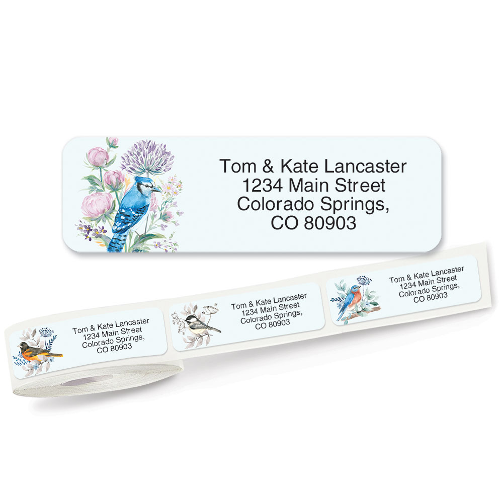 Birds Rolled Address Labels | Current Catalog