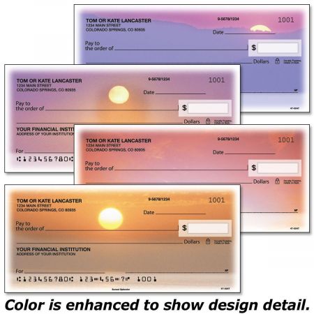 Sunset Splendor Checks | Current Catalog