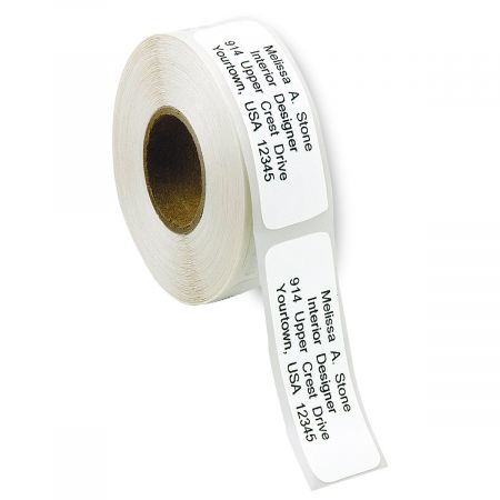 Rolled Address Labels - Gloss White - 470470E | Current Catalog
