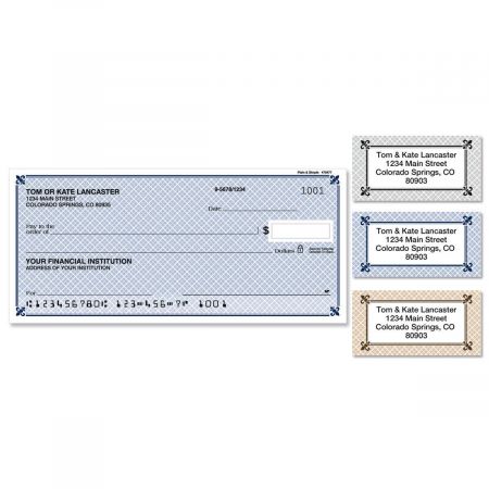 Plain & Simple Single Checks With Matching Address Labels | Current Catalog