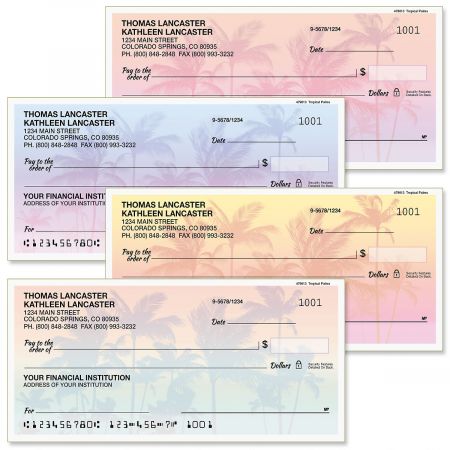 Tropical Palms Checks | Current Catalog
