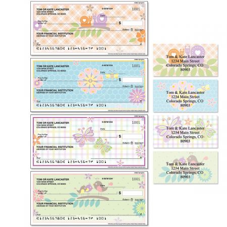 Springtime Duplicate Checks with Matching Address Labels | Current Catalog
