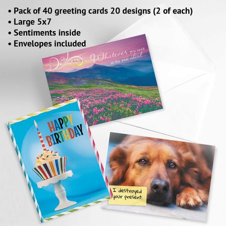 Mega Birthday Greeting Cards Value Pack | Current Catalog