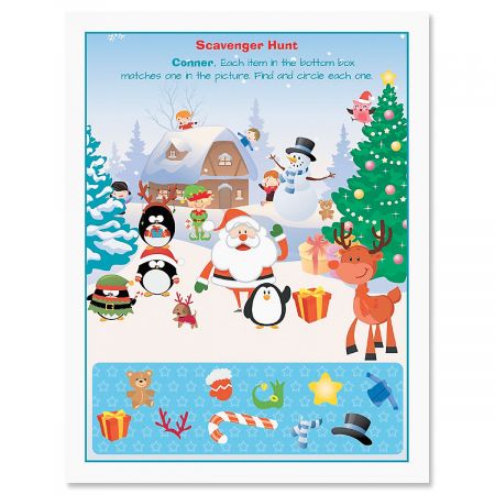 Christmas Color & Activity Personalized Book | Current Catalog