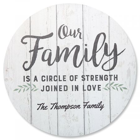 Personalized Family Circle Sign | Current Catalog
