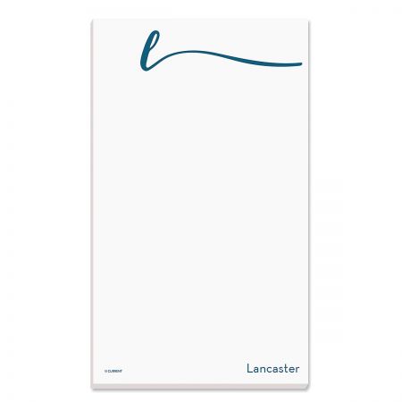 Cursive Initial Personalized Note Pads | Current Catalog