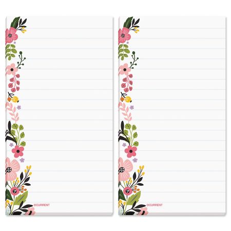 Pink Floral Memo Pads | Current Catalog