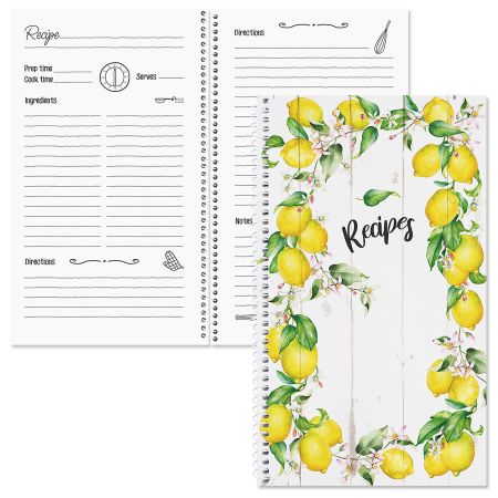 Lemon Design Create-Your-Own Recipe Book | Current Catalog