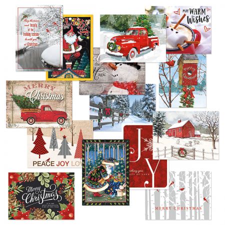 Classic Christmas Card Value Pack - Set of 32 | Current Catalog