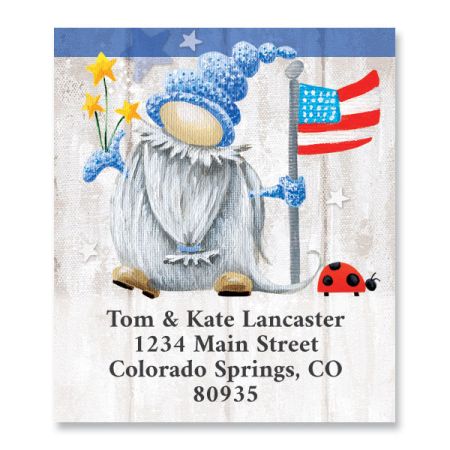 Patriotic Gnome Select Address Labels | Current Catalog