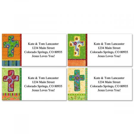 Floral Cross Border Label | Current Catalog