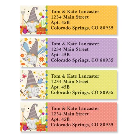 Gardening Gnomes Classic Address Labels (4 Designs) | Current Catalog