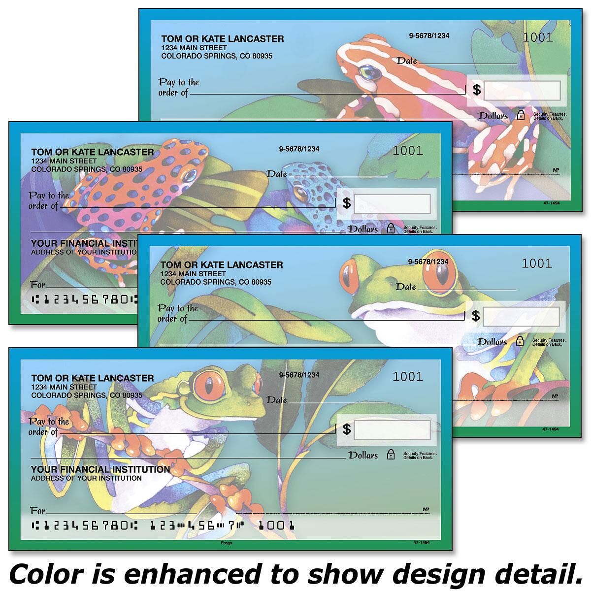 Frogs Personal Checks | Current Catalog