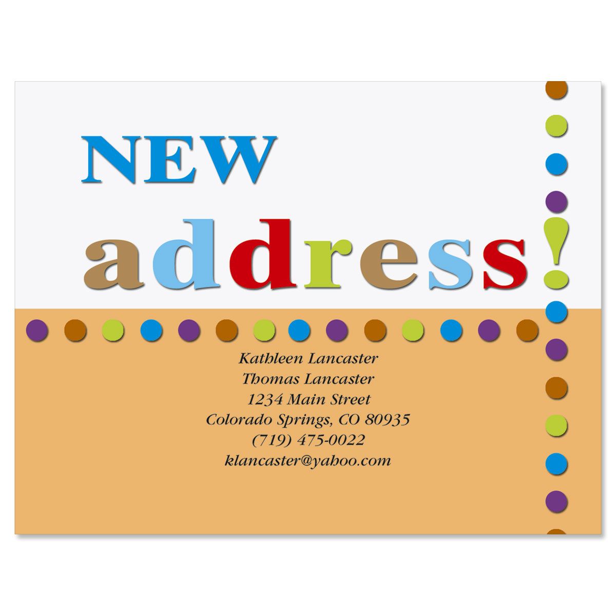 New Address New Address Postcards Current Catalog New Address New Address Postcards Current Catalog