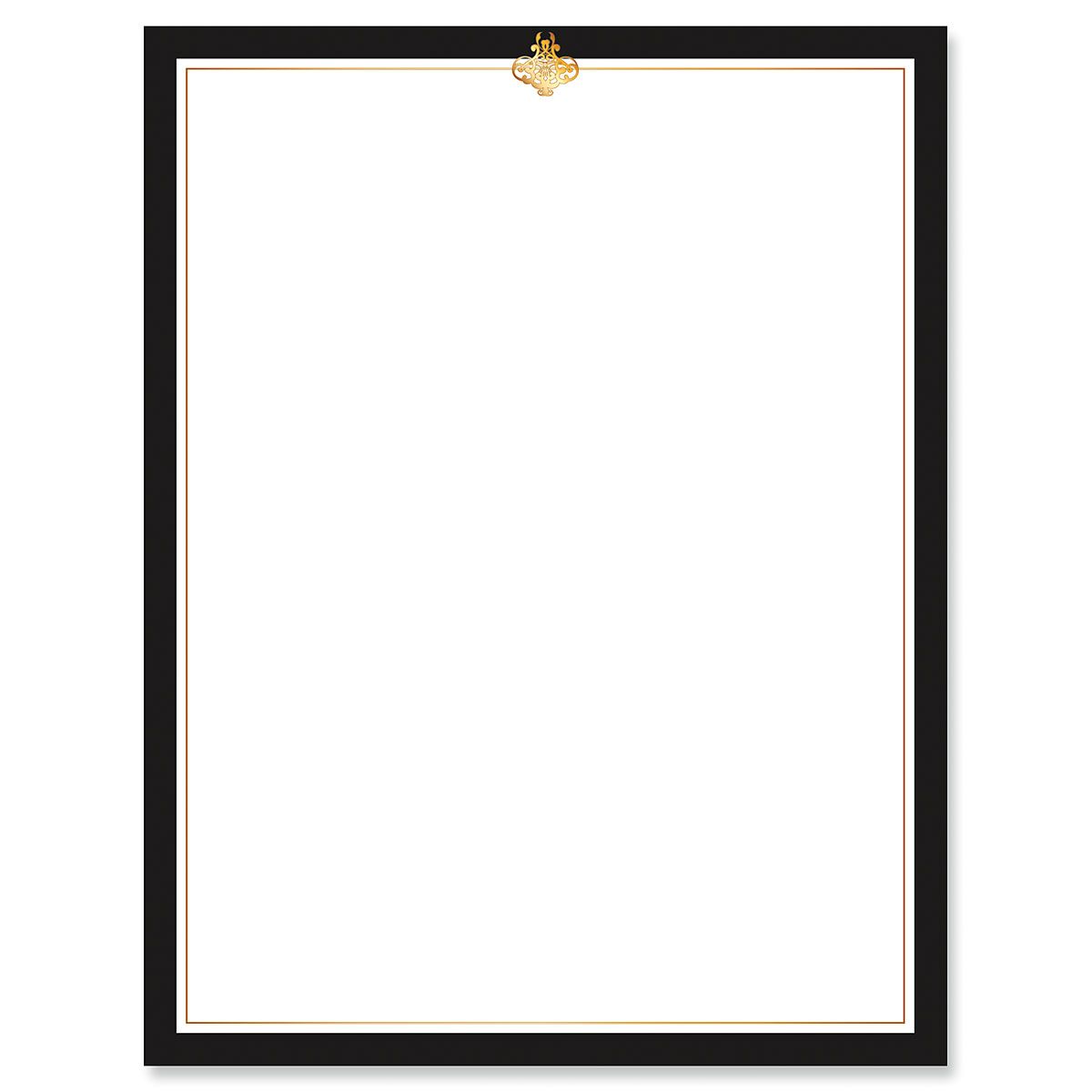 Calligraphy Frame 2 Letter Papers | Current Catalog