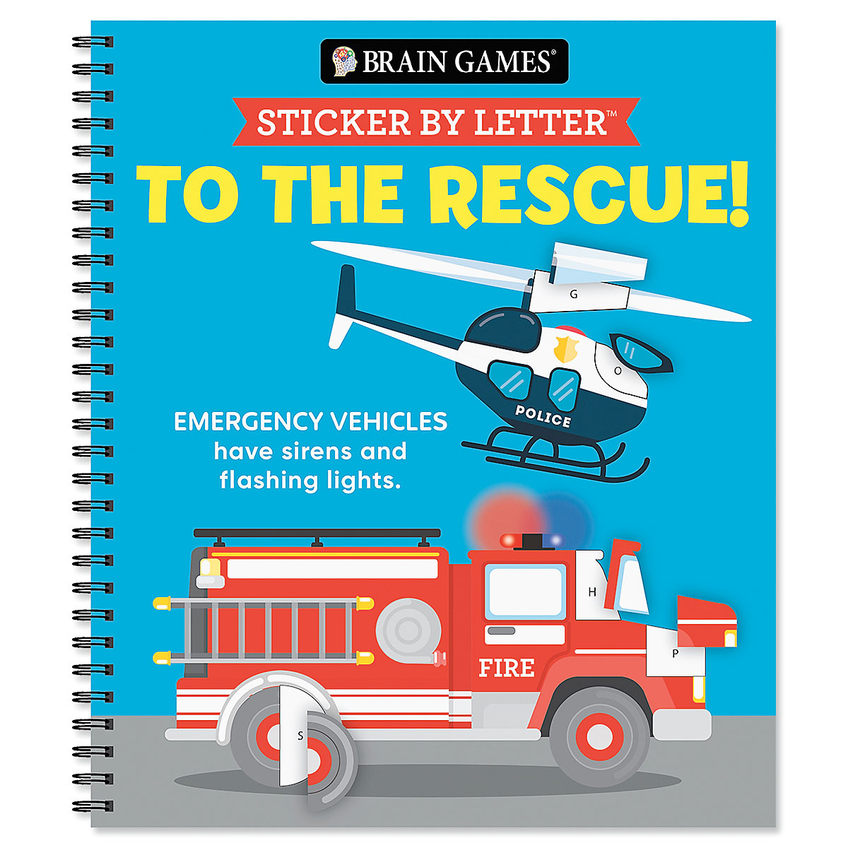 To The Rescue Sticker by Number Brain Games® | Current Catalog