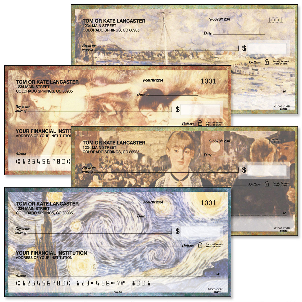 Fine Arts Duplicate Checks | Current Catalog
