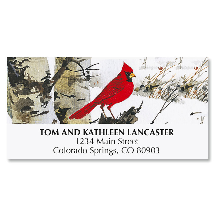 Cardinal Christmas Address Labels | Current Catalog