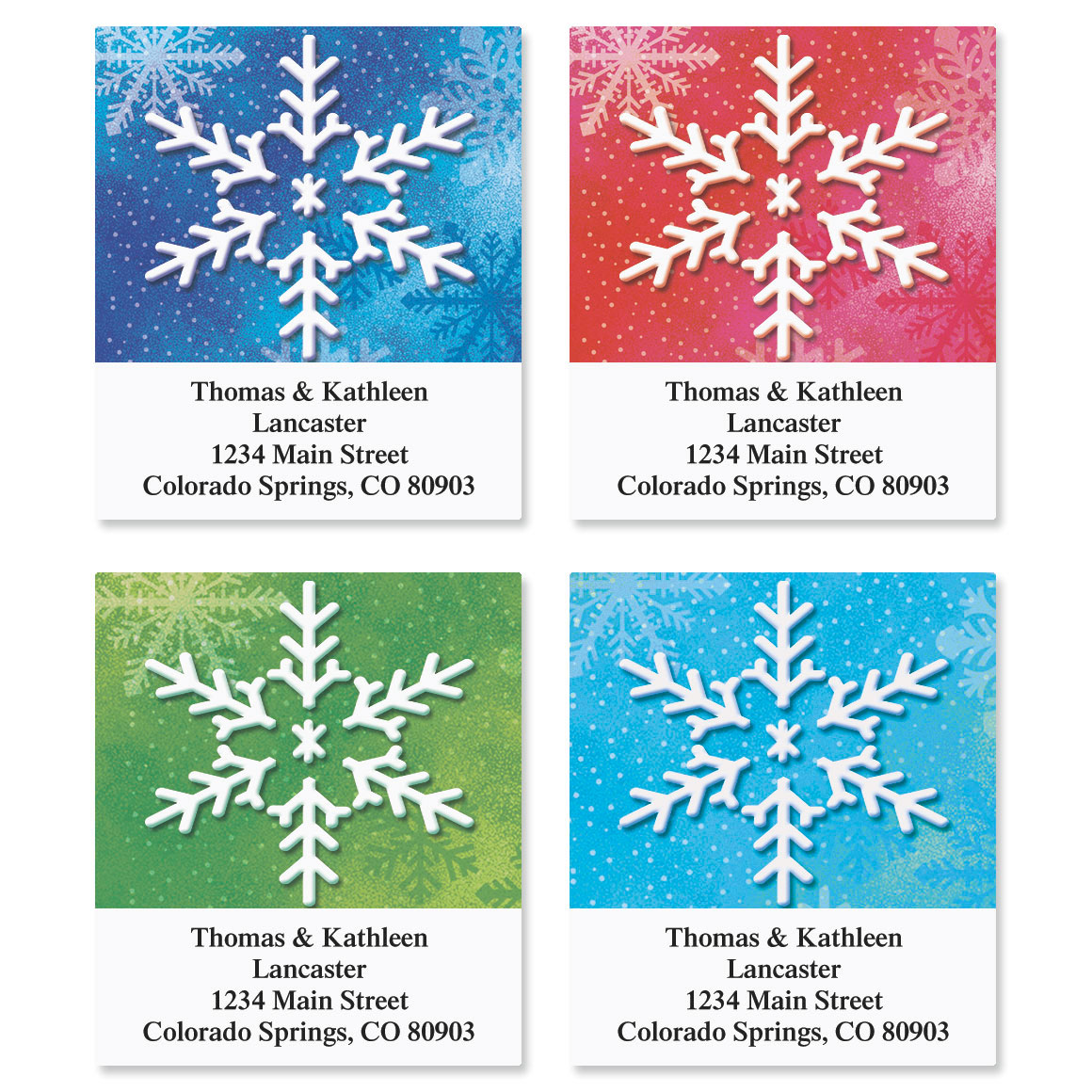 Snowflake Address Labels | Current Catalog