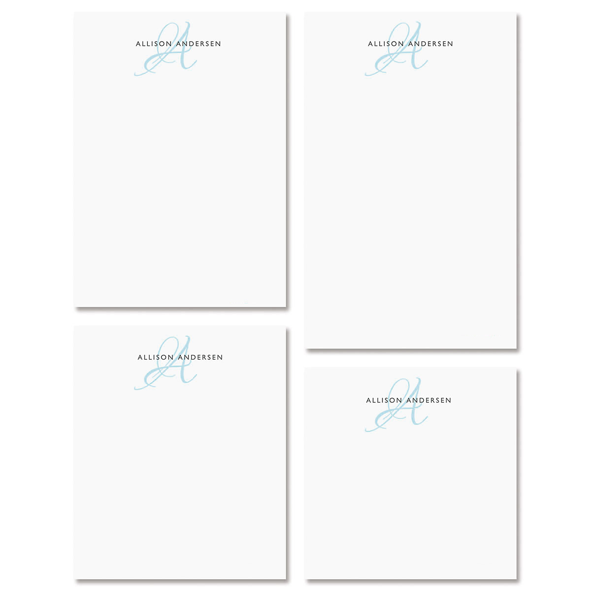 Initial Personalized Notepad Set 611017 | Current Catalog