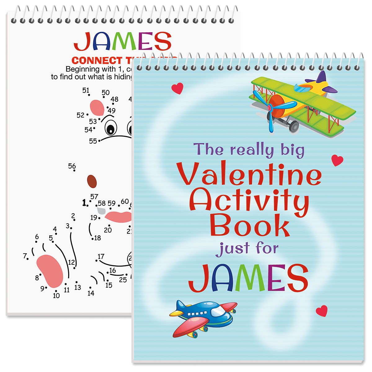 Really Big Personalized Valentine Activity Book for Boys | Current Catalog