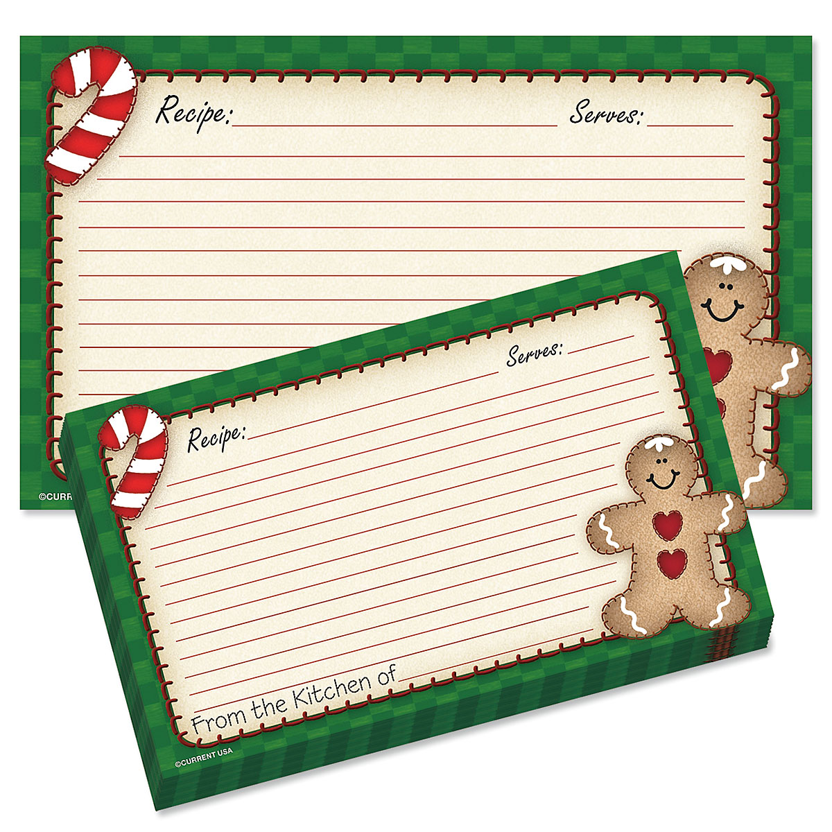 Gingerbread Recipe Cards | Current Catalog