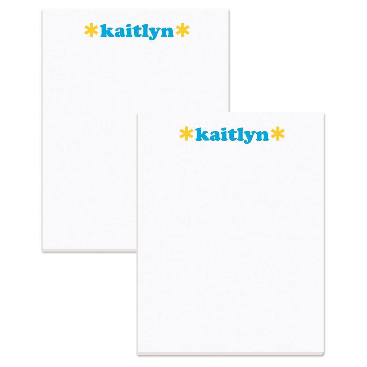 Playful Name Personalized Notepads | Current Catalog