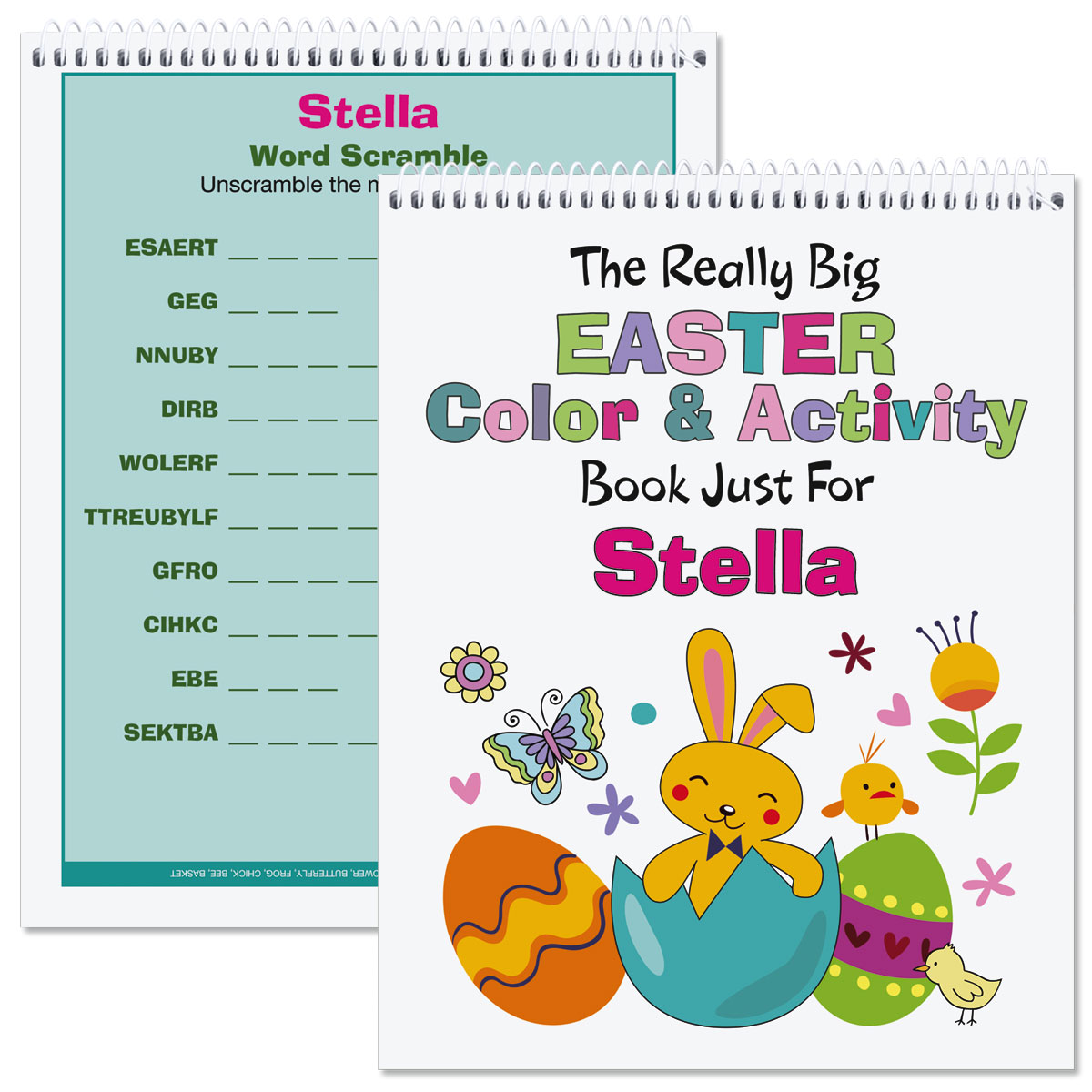 Personalized Easter Activity Book-Girl-615899A | Current Catalog