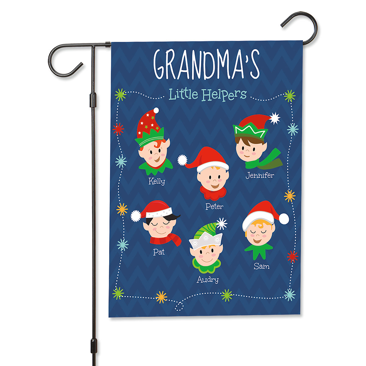Christmas Elves Personalized Garden Flag | Current Catalog
