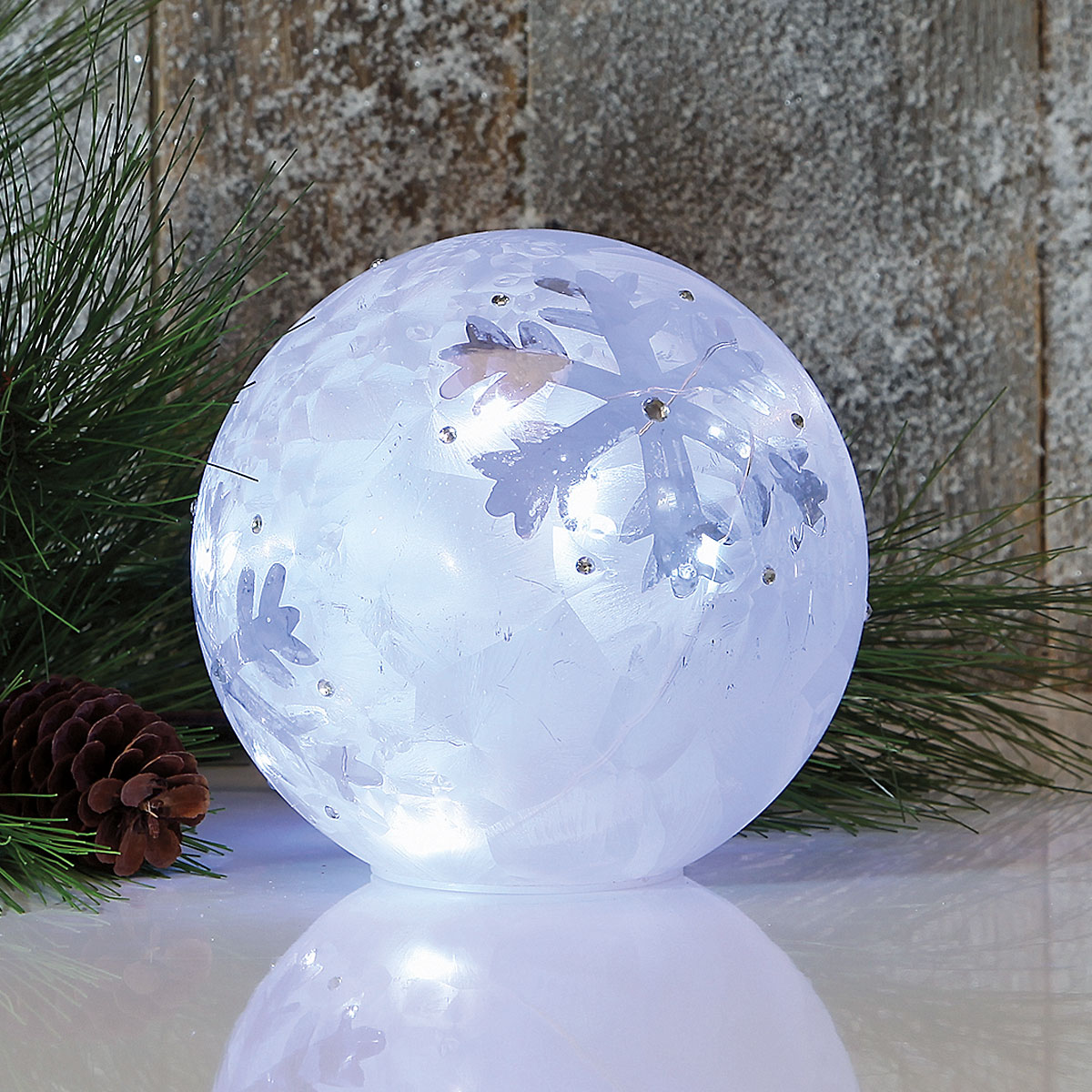 LED Snowflake Globe | Current Catalog