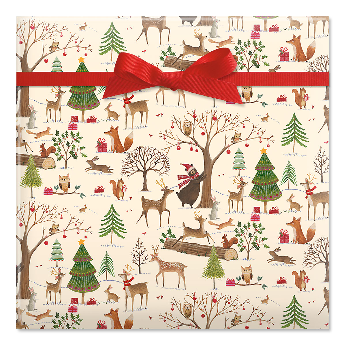Christmas Woods Jumbo Rolled Gift Wrap | Current Catalog