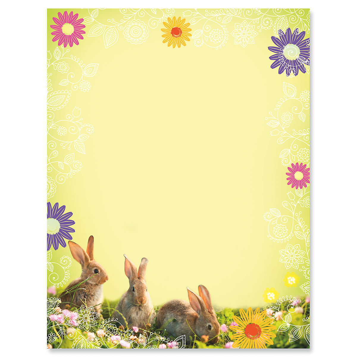 Photo Bunnies Easter Letter Papers | Current Catalog