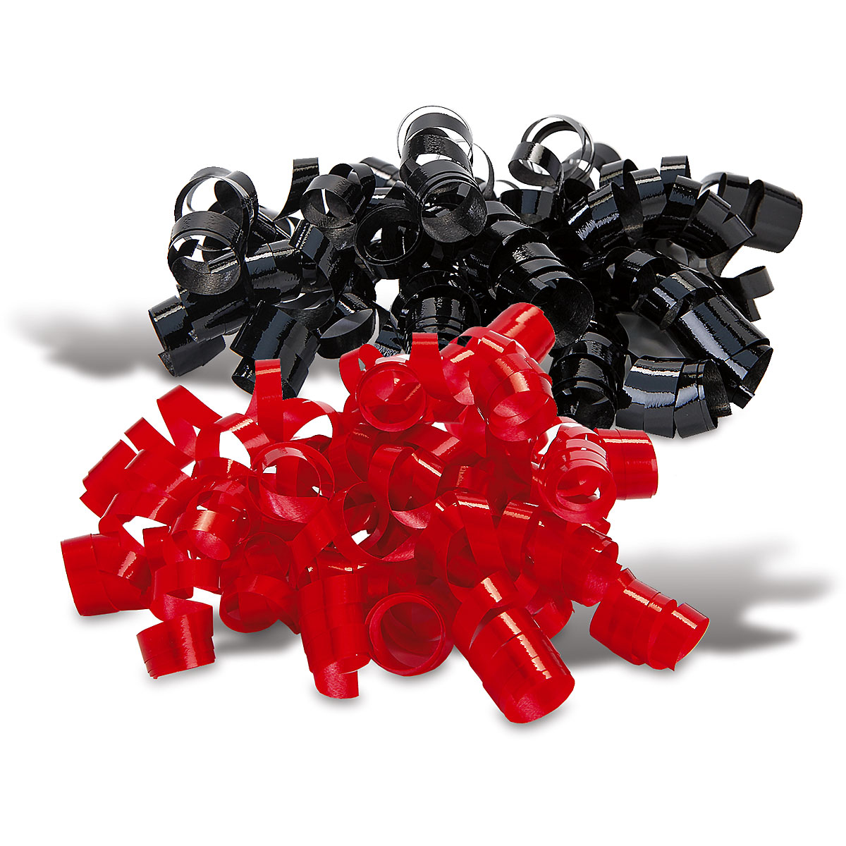 Red and Black Curly Bows | Current Catalog