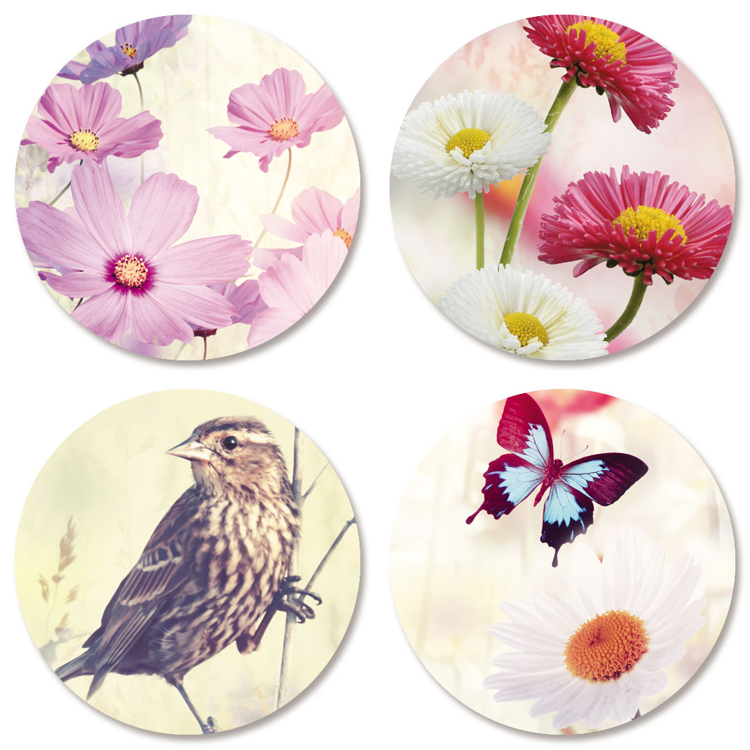 Floral Seals (4 Designs) 617912 | Current Catalog