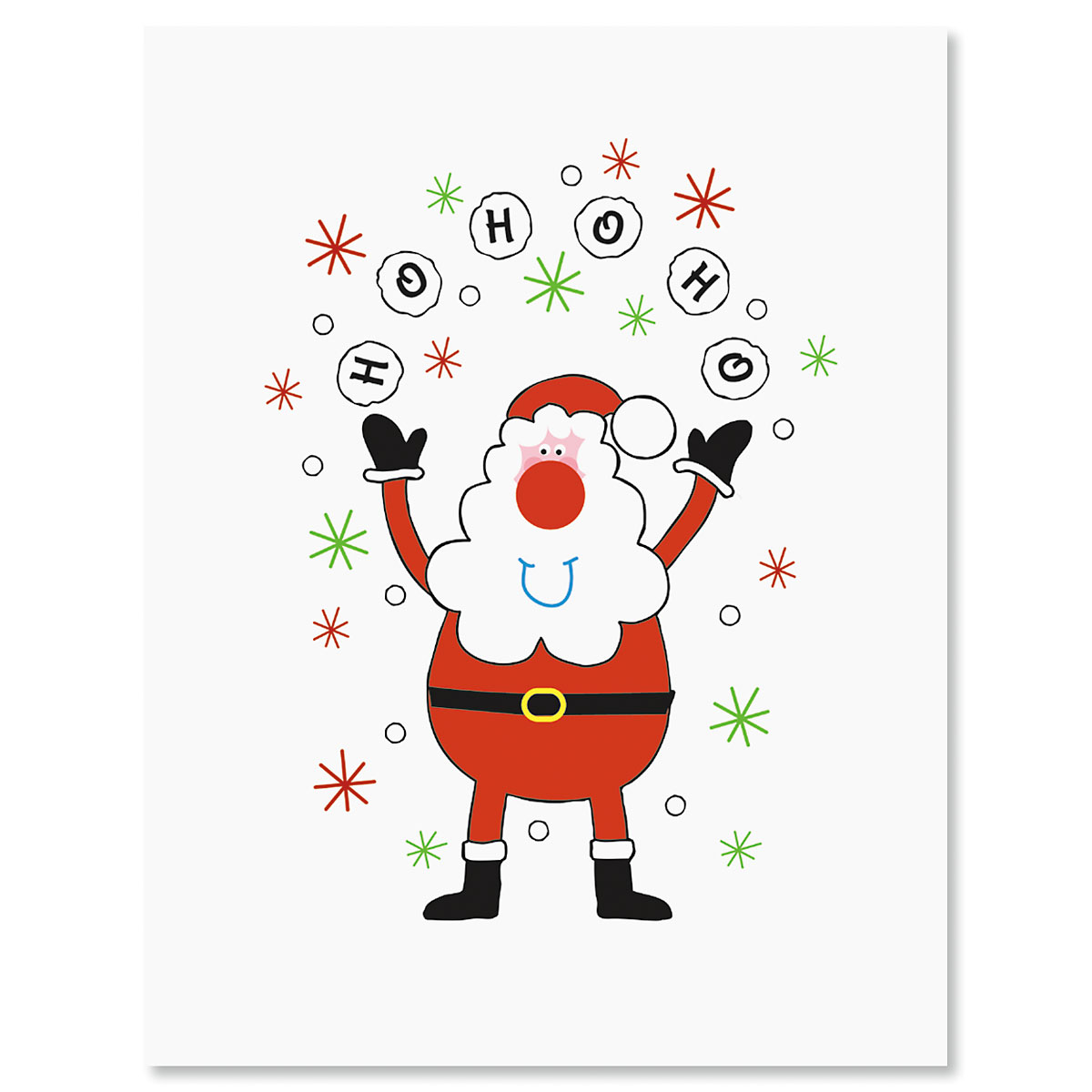 Ho Ho Ho Santa Christmas Note Cards | Current Catalog