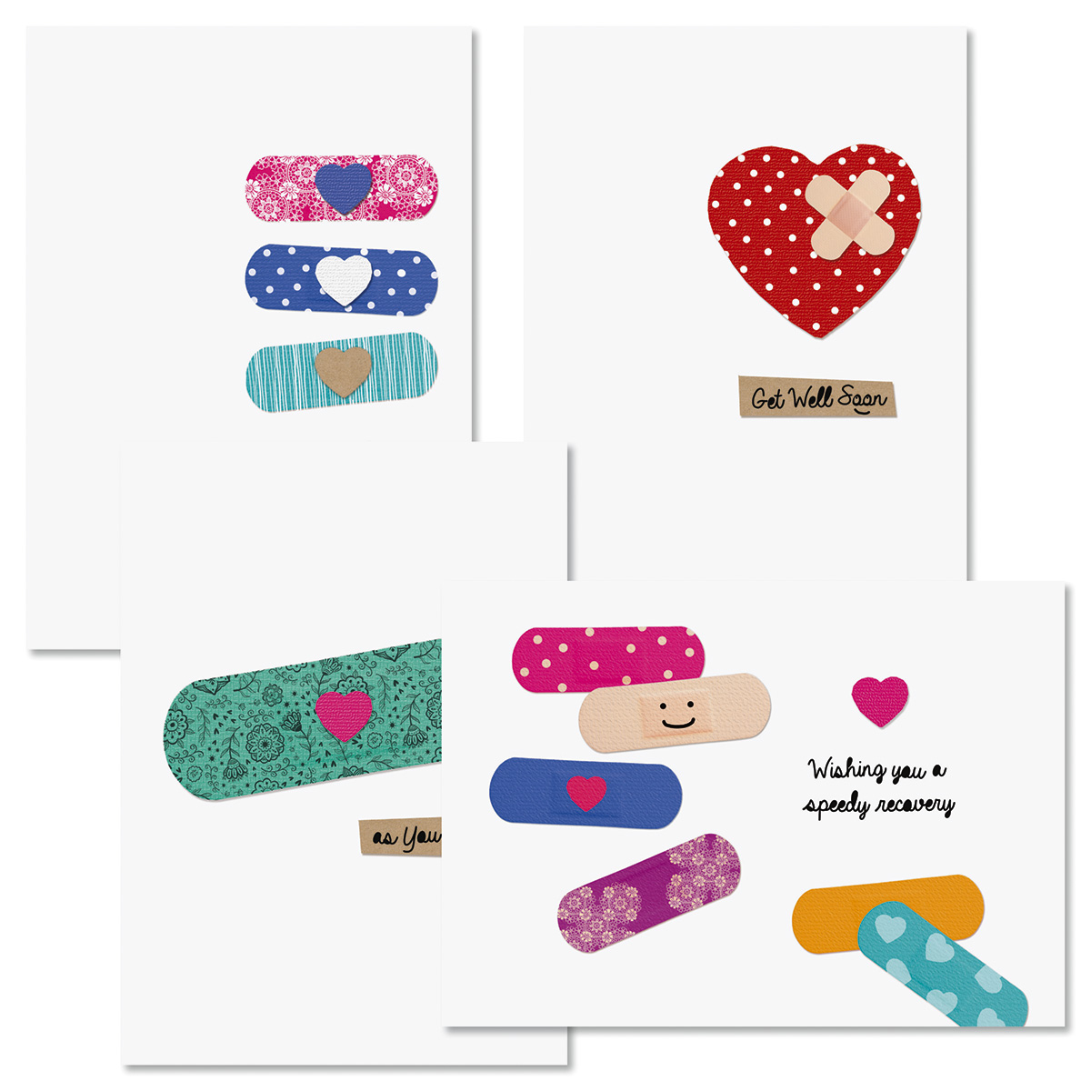 Healing Thoughts Get Well Cards and Seals | Current Catalog