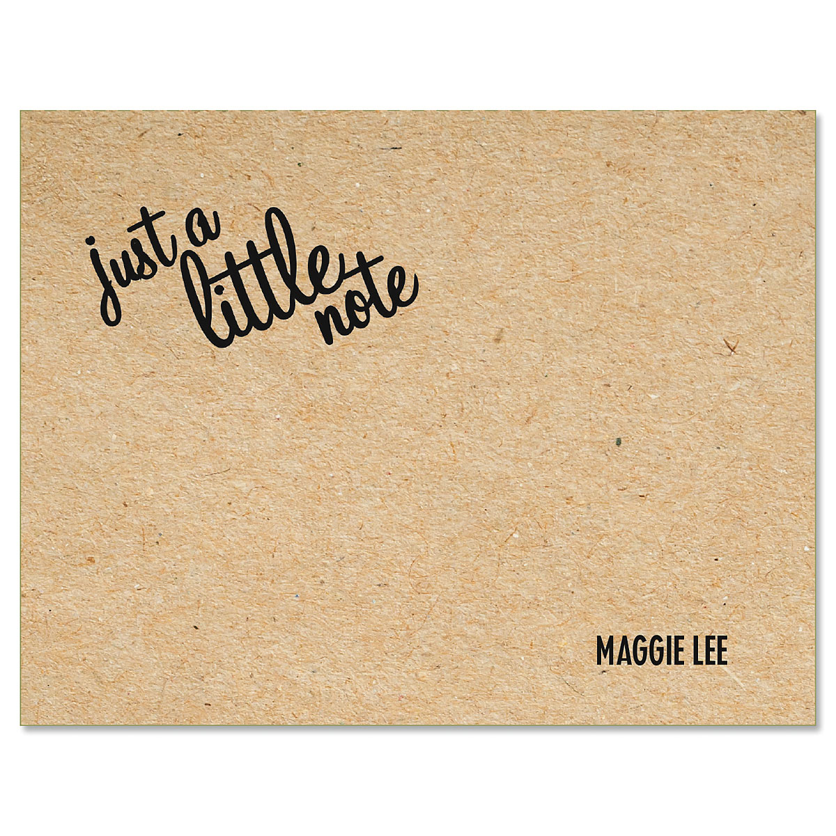 Just A Note Personalized Note Cards | Current Catalog
