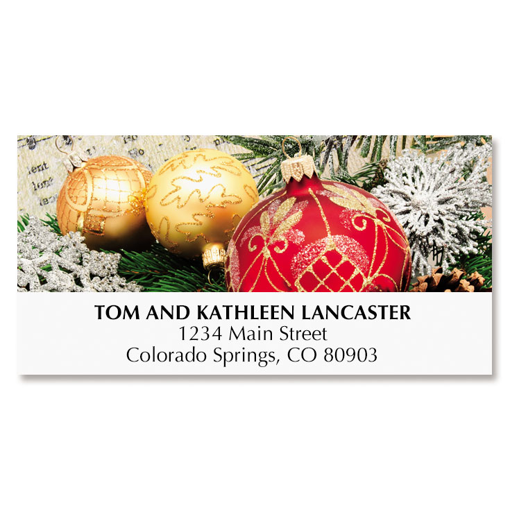 Ornament Deluxe Address Labels | Current Catalog